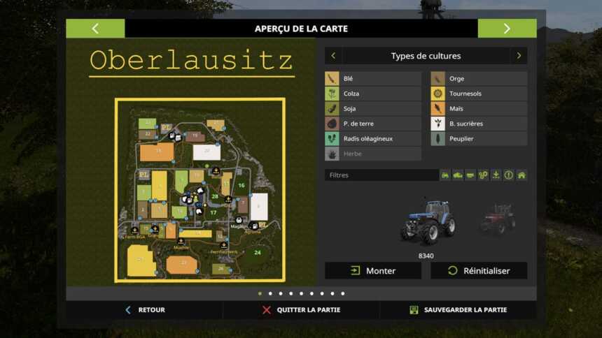 Upper Lusatia, a small map oriented breeding