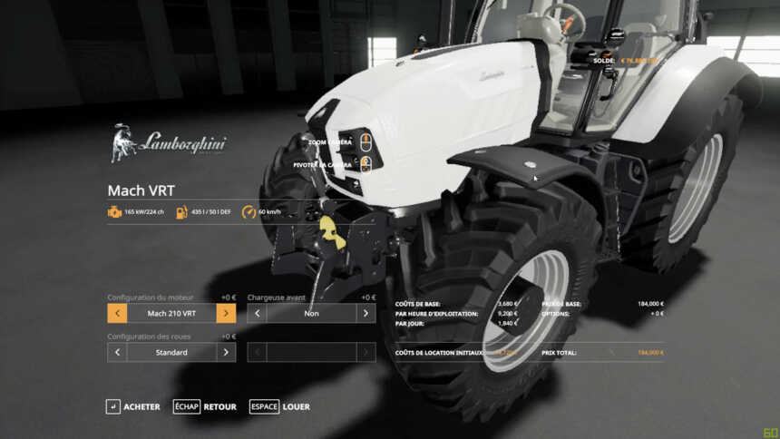 Lamborghini Mach VRT: Farming Simulator 19 takes the bull by the horns