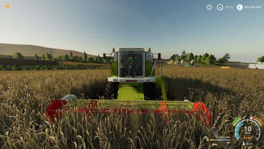 VertexDezign converts its Claas Mega to Farming Simulator 19