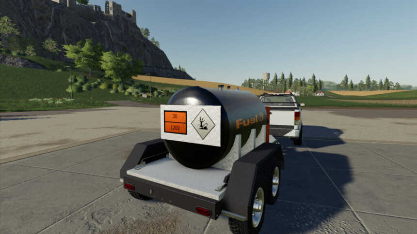A fuel tank trailer for FS19