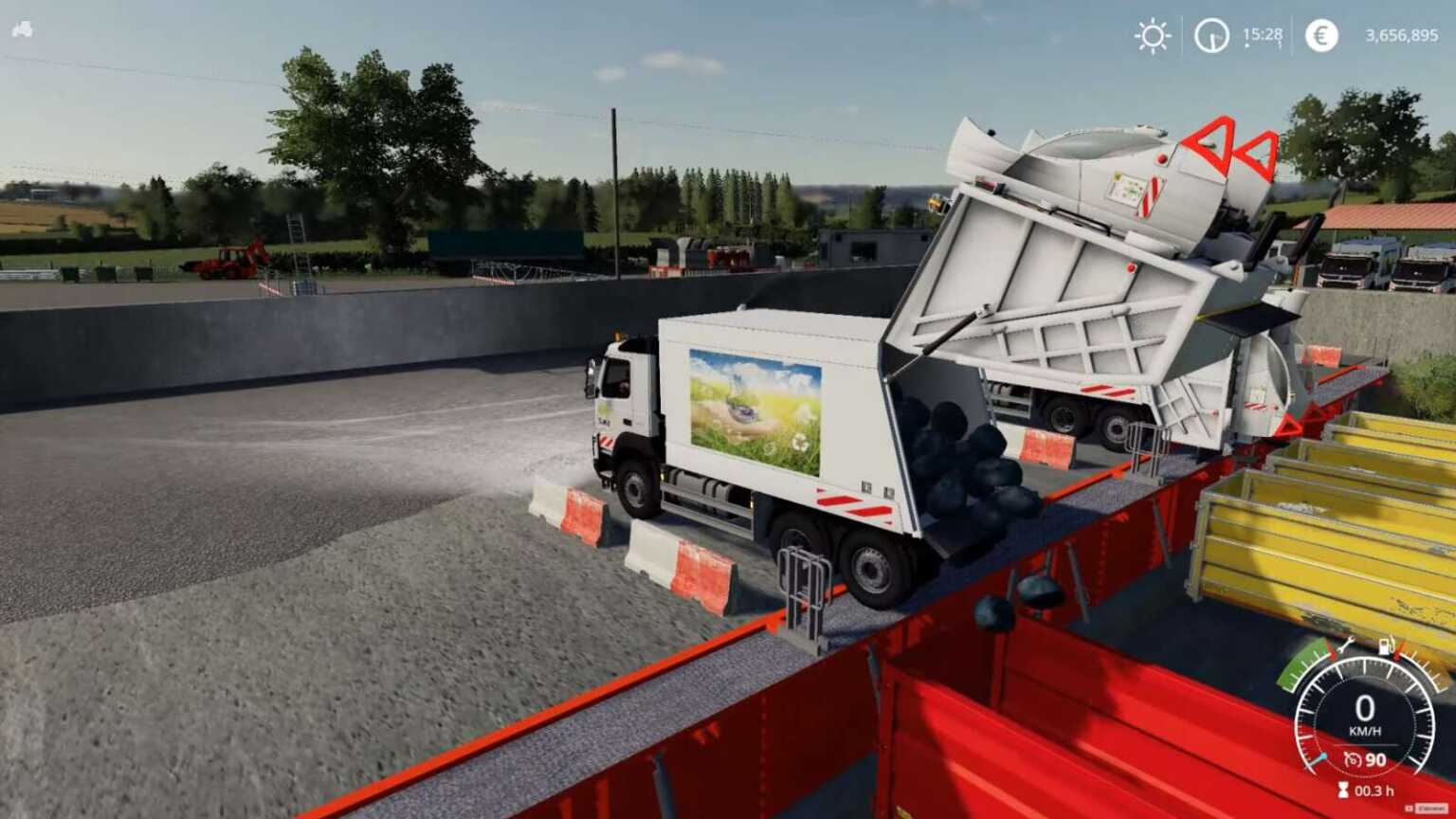 Insolite : ils ramassent les ordures... sur Farming Simulator 19