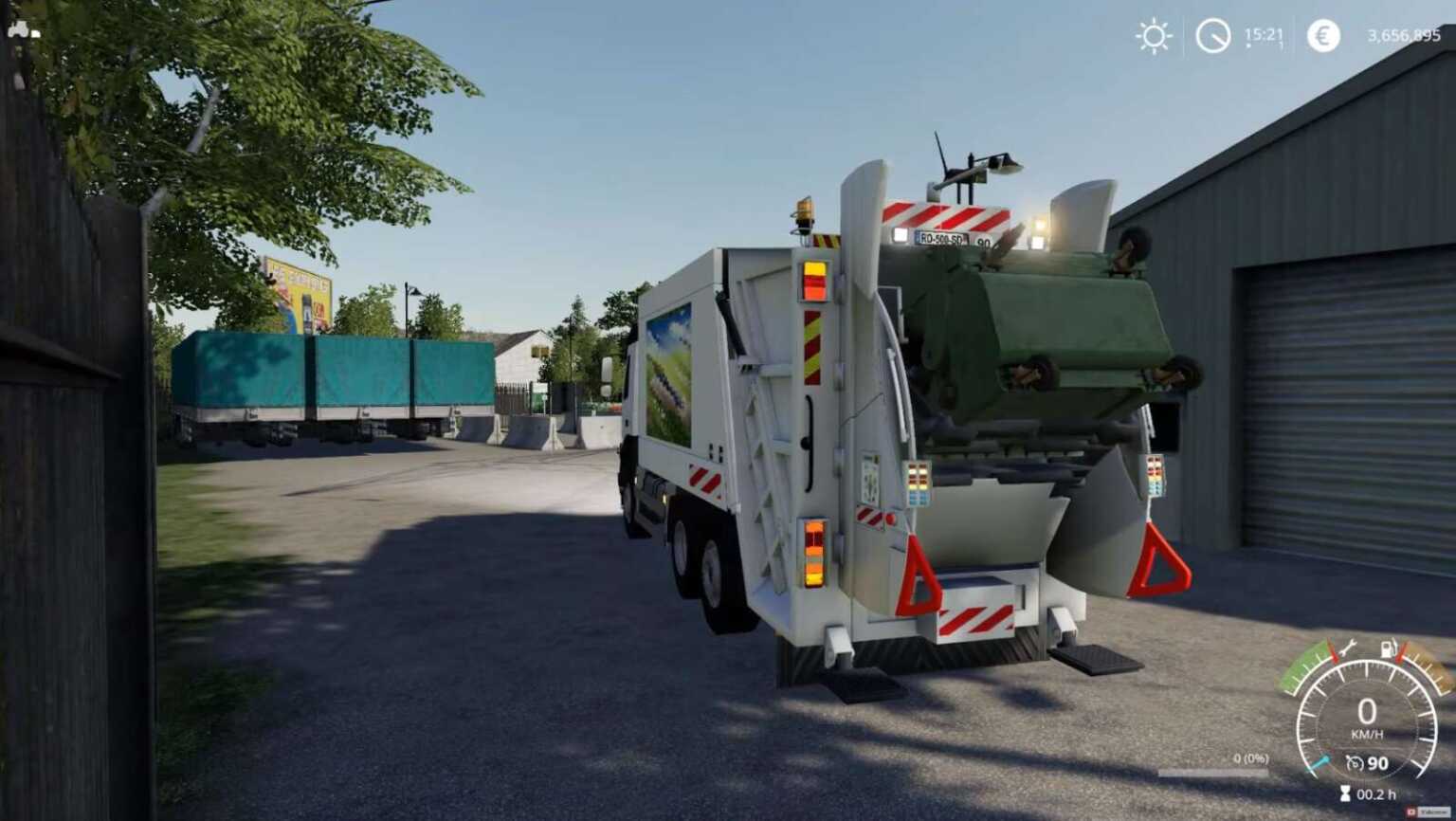 Unusual: they collect garbage ... on Farming Simulator 19