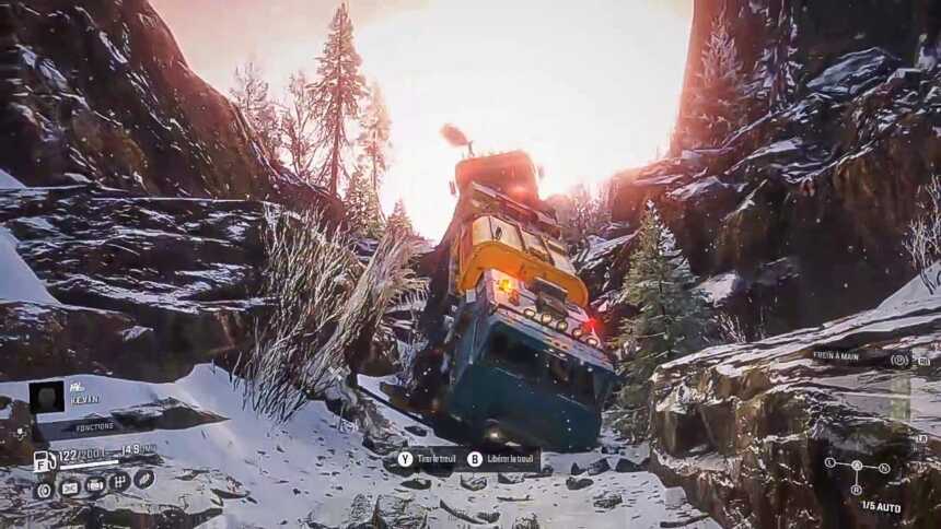 Un trailer pour le multiplayer sur SnowRunner