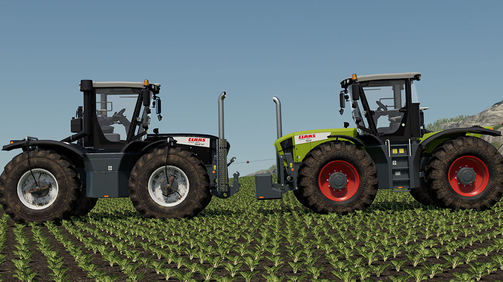 Le Claas Xerion 3000 de Smety vient compléter le DLC Platinum FS 19