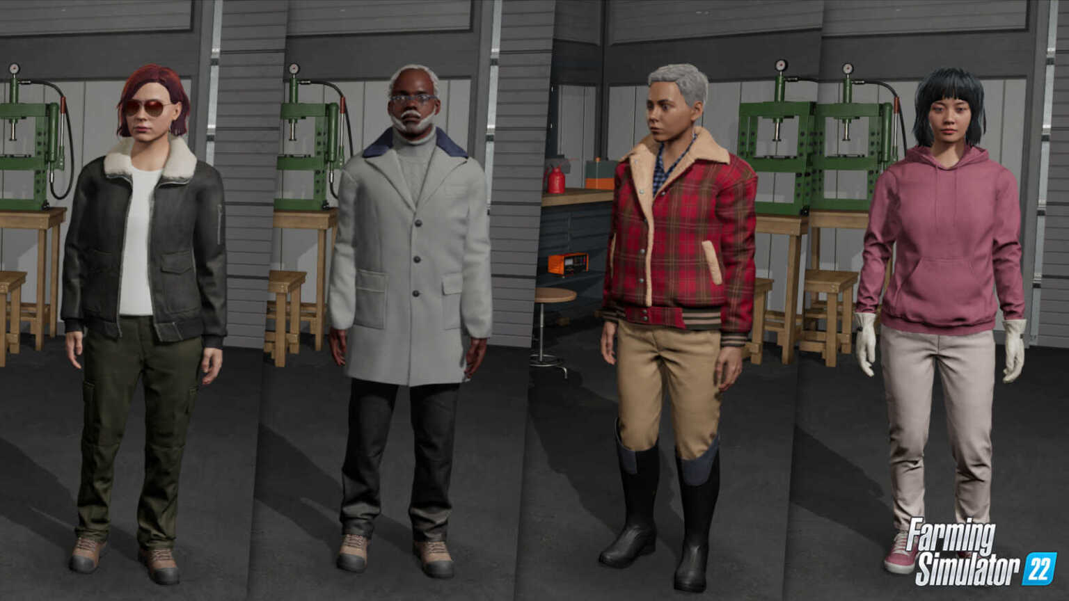 Création de personnages dans Farming Simulator 22 : que le défilé de ...