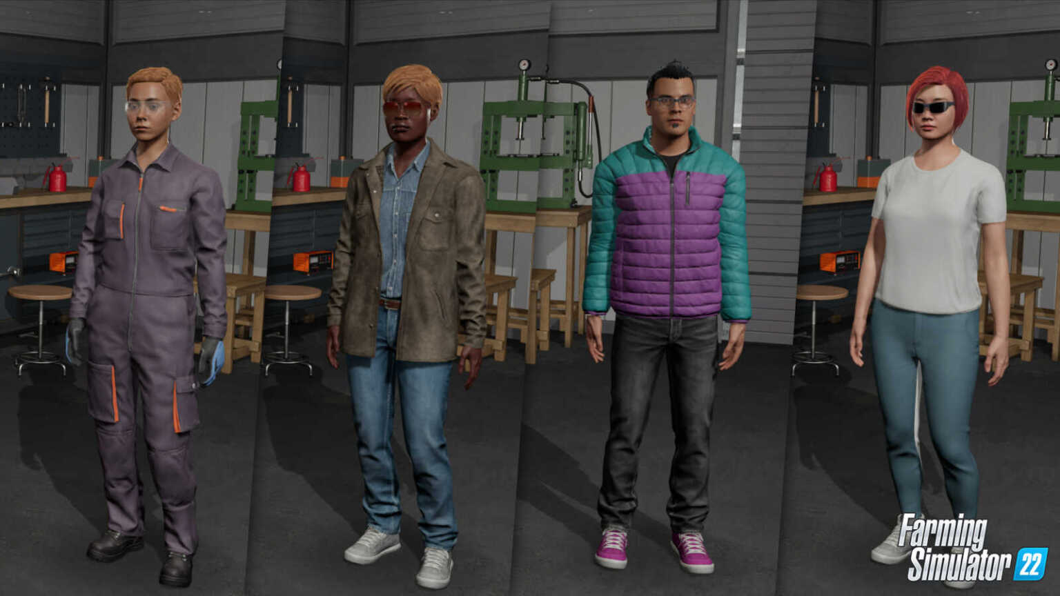 Création de personnages dans Farming Simulator 22 : que le défilé de ...