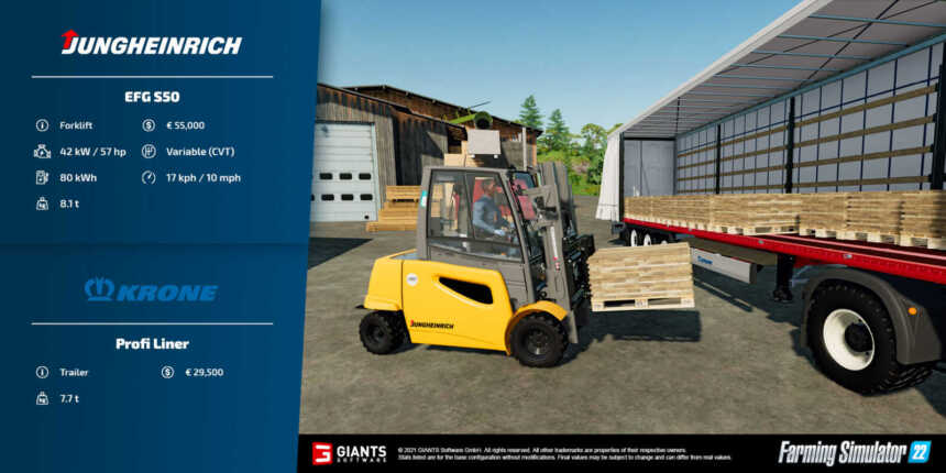Les Fact Sheets pour Farming Simulator 22 sont là