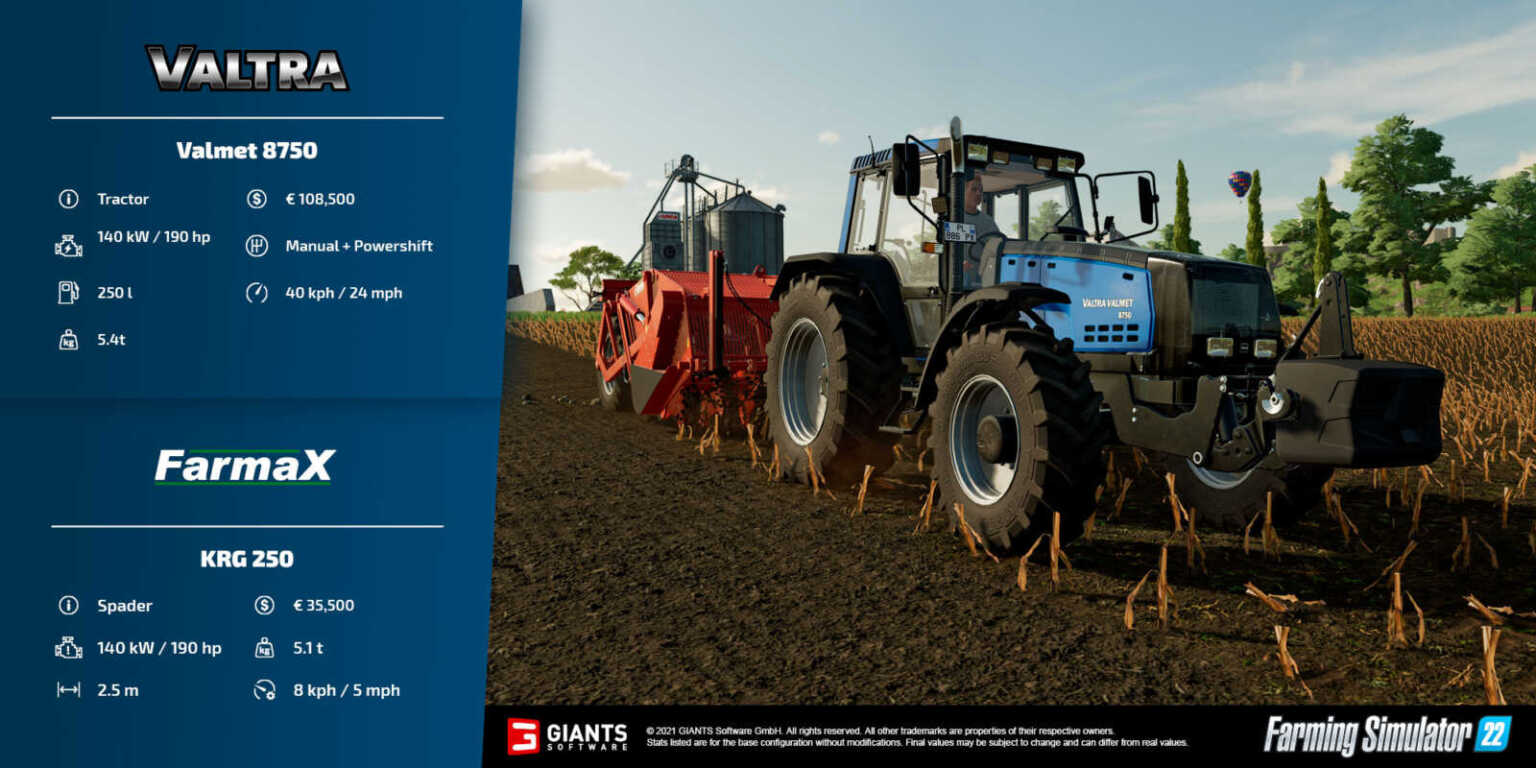 Les Fact Sheets pour Farming Simulator 22 sont là