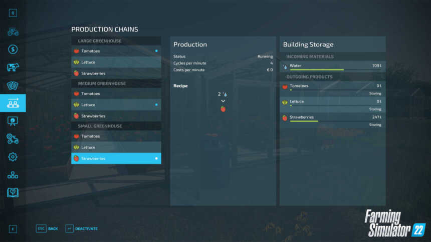 Le fonctionnement des serres sur Farming Simulator 22 expliqué