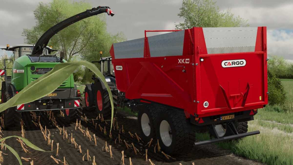 Cargo XK 18 pour Farming Simulator 22 : Une benne polyvalente