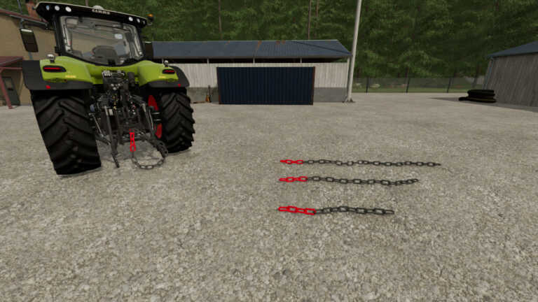 Chaines et crochet de remorquage pour Farming Simulator 22
