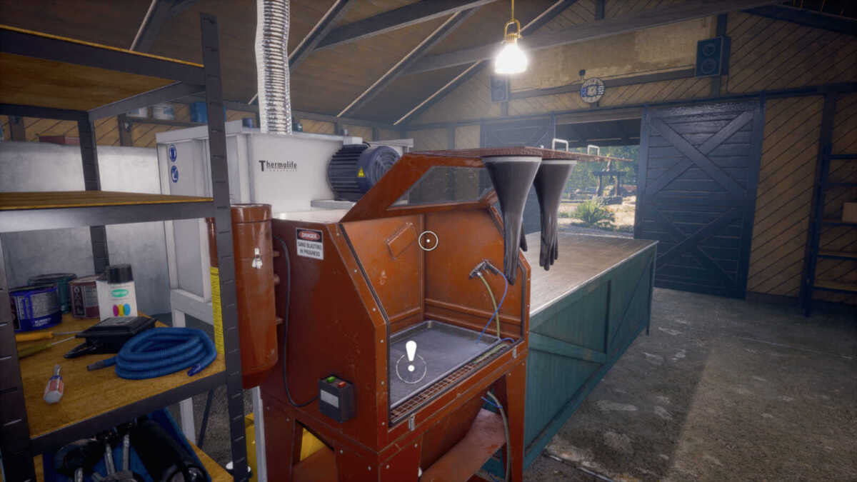 Restaurer jouet, outils, meubles et œuvres d'art dans Workshop Simulator