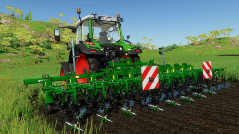 The Garford Robocrop finally has its role as a hoe on Farming Simulator 22