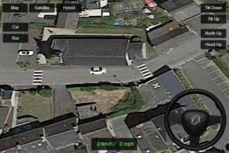 Explore the virtual world with 3D Driving Simulator on Google Maps