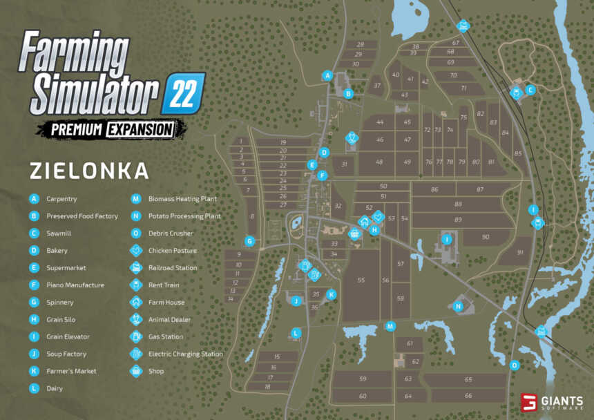 DLC Premium pour Farming Simulator 22 : Découvrez la map"Zielonka"