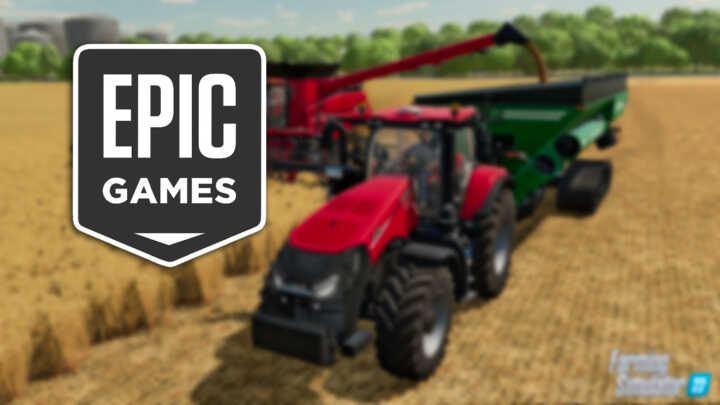 Farming Simulator 22 free on the Epic Games Store from May 23 to 30, 2024!