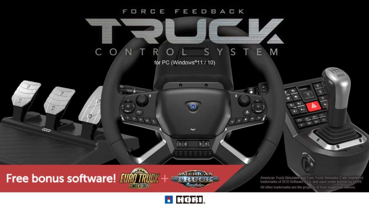 Get behind the wheel: HORI unveils its new truck control system for PC