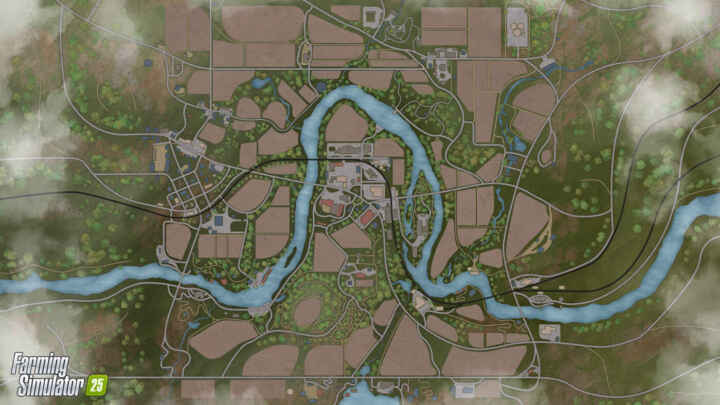 Farming Simulator 25 : Preview de la map américaine Riverbend Springs